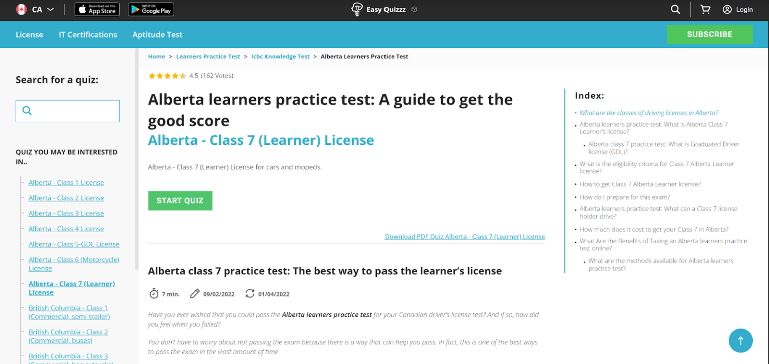 Alberta Learners Practice Test: A Step-by-Step Guide | XTech Commerce